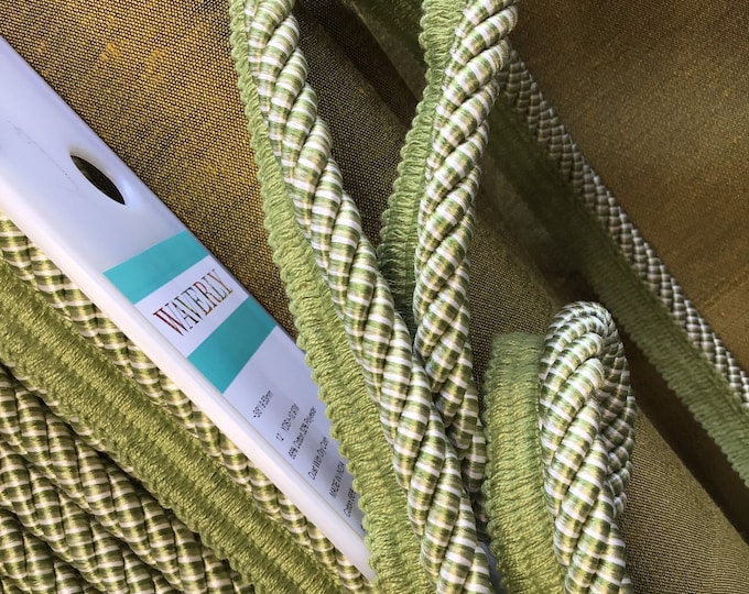 Green Twisted 3/8 Cord With Lip Trim BY THE YARD - Etsy