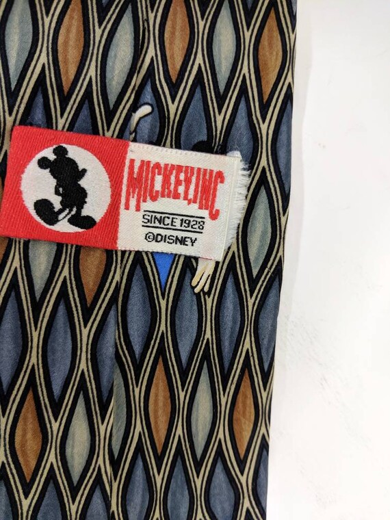 Vtg Disney Silk Tie Mickey Mouse Donald Duck Goofy G… - Gem