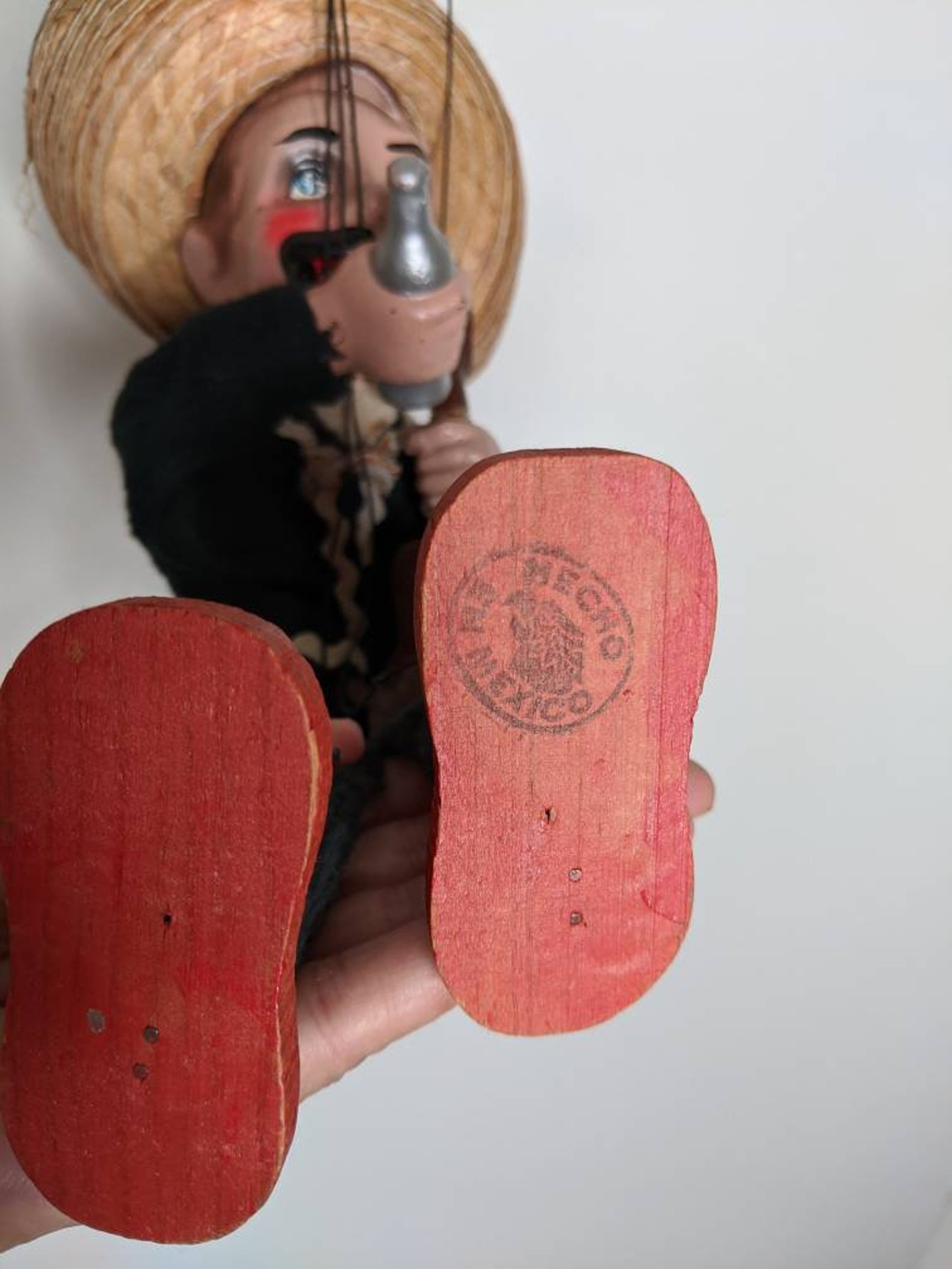 Mariachi Puppet 16 Inches Marionette Mexico Guitar Bottle Sombrero - Etsy