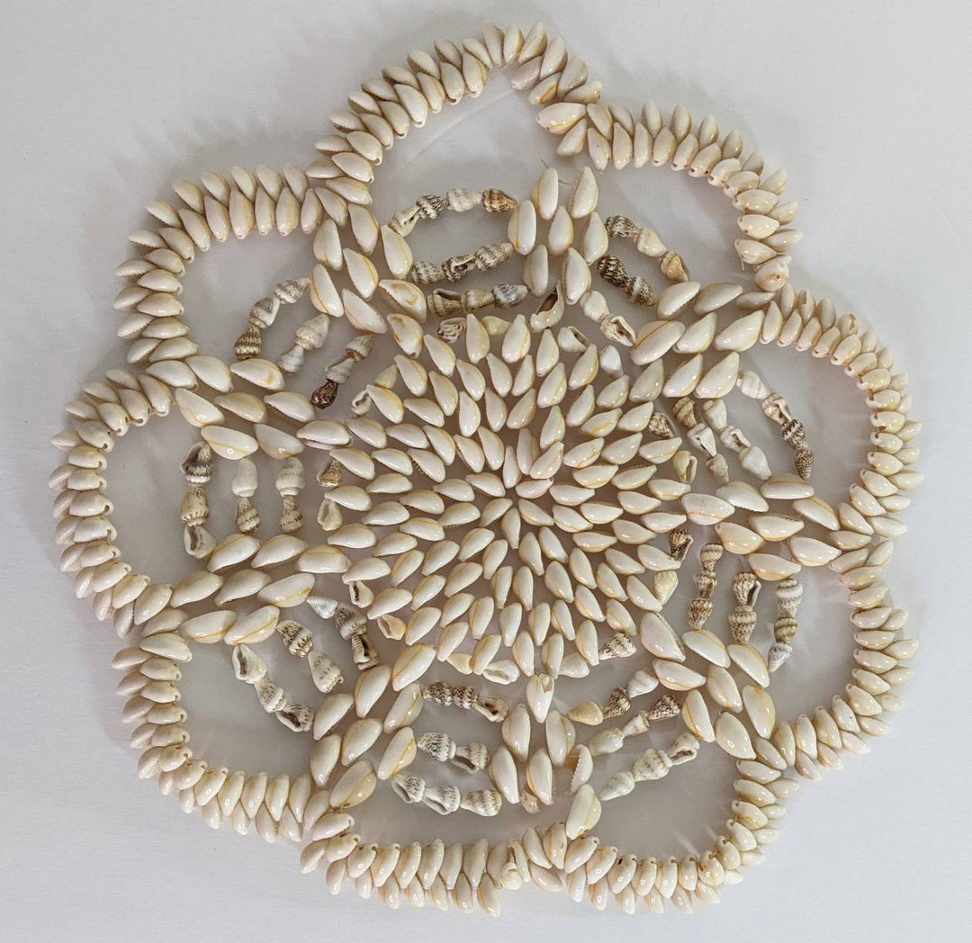 Shell Doily Vintage 70's Trivet Sea Shells Tiki 10.5" Retro Coastal ...