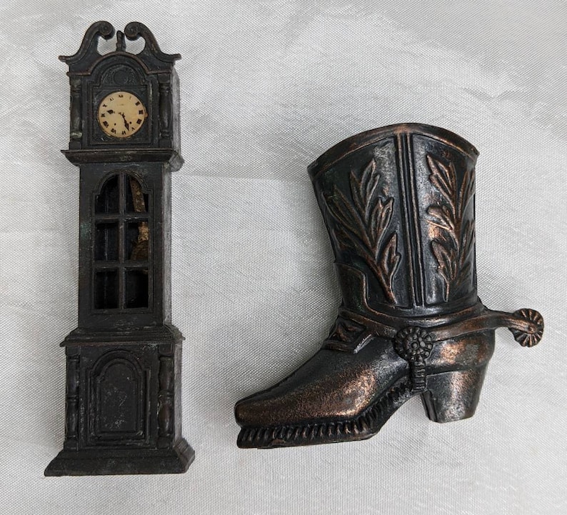 Pencil Sharpeners Die Cast Metal Cowboy Boot Grandfather Clock - Etsy