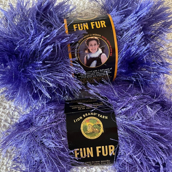Fun Fur Yarn - Etsy