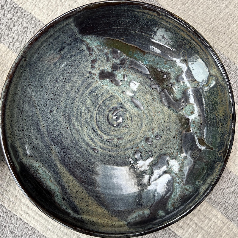 Rustic Earthy Plates - Etsy