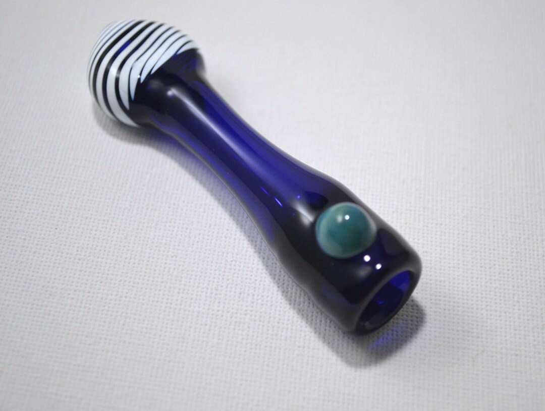 Glass Pipe, Blue Pipe, Pipe, Blue Glass Pipe, Small Pipes, Swirled ...