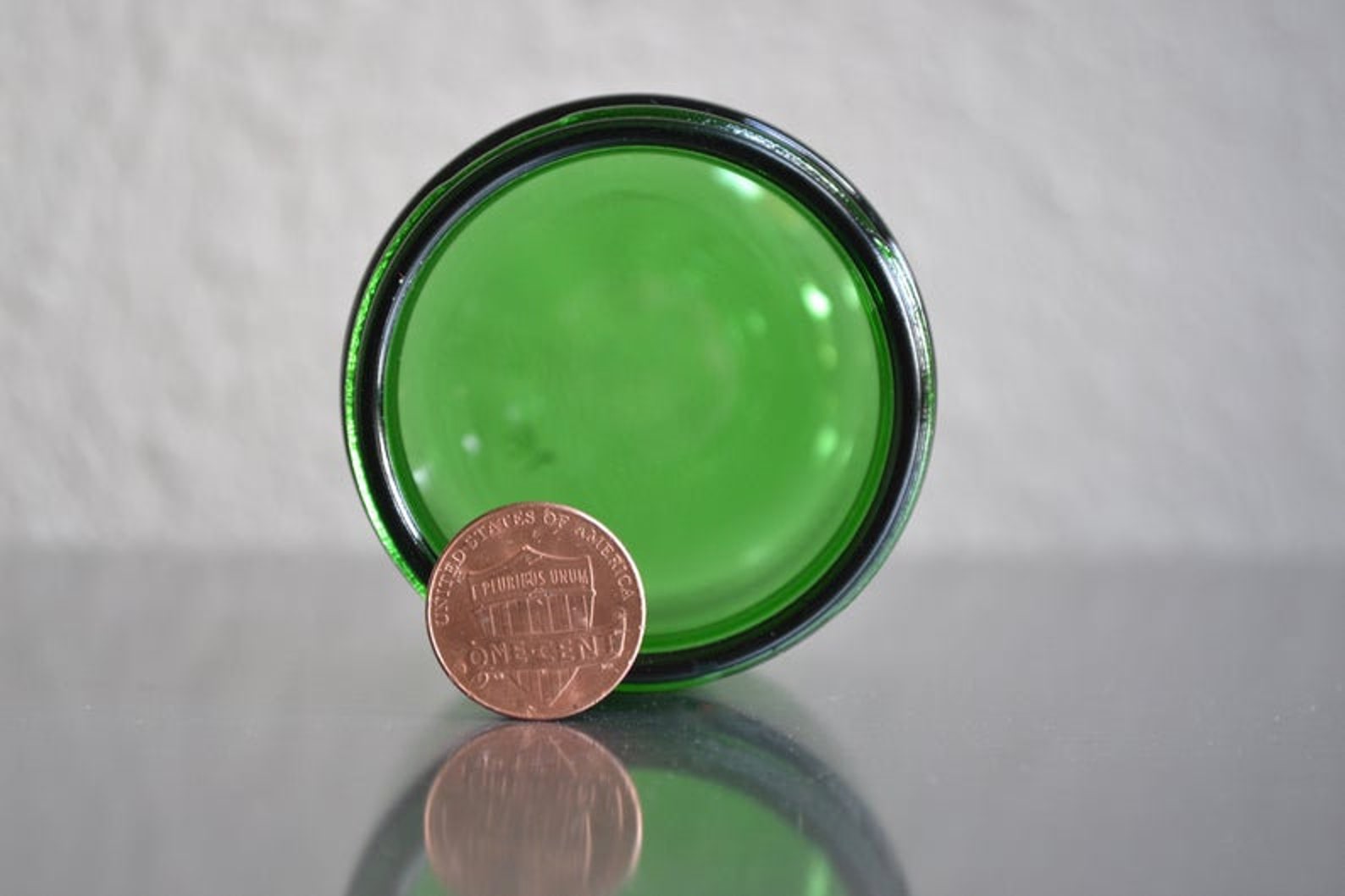 Glass Jars Little Glass Jar Small Glass Jar Green Jar | Etsy