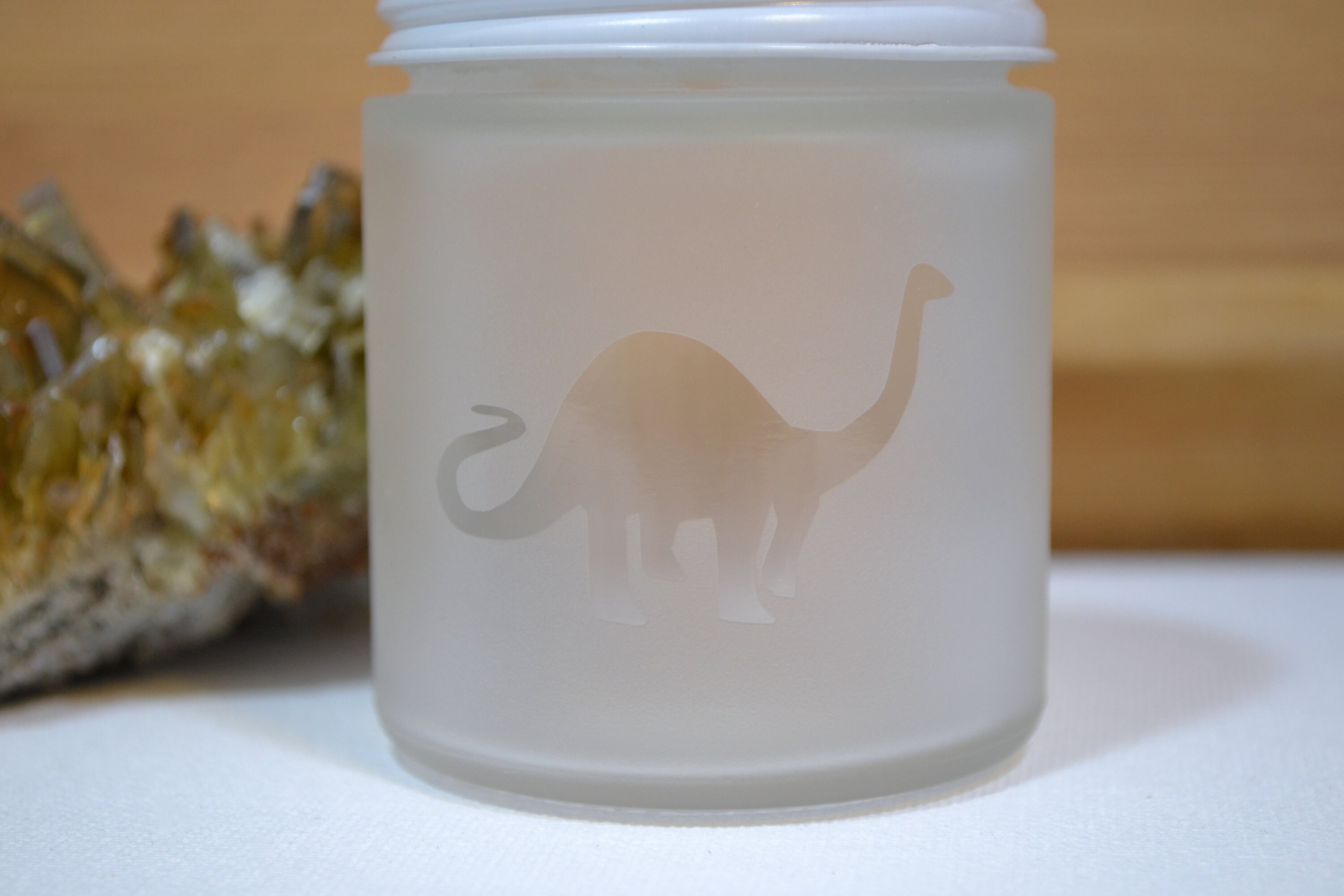 T Rex Jar Cobalt Blue Glass Jar Small Glass Jar Stash Jar Dinosaur Jar ...
