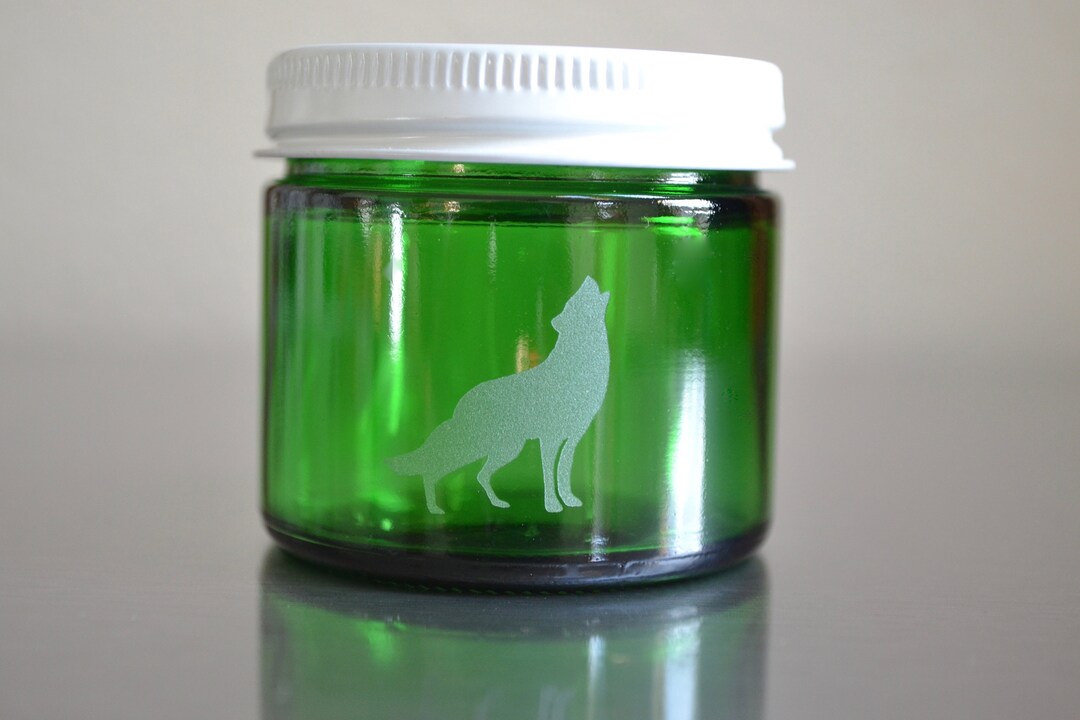 Glass Jars, Little Glass Jar, Small Glass Jar, Green Jar, Small Jar ...