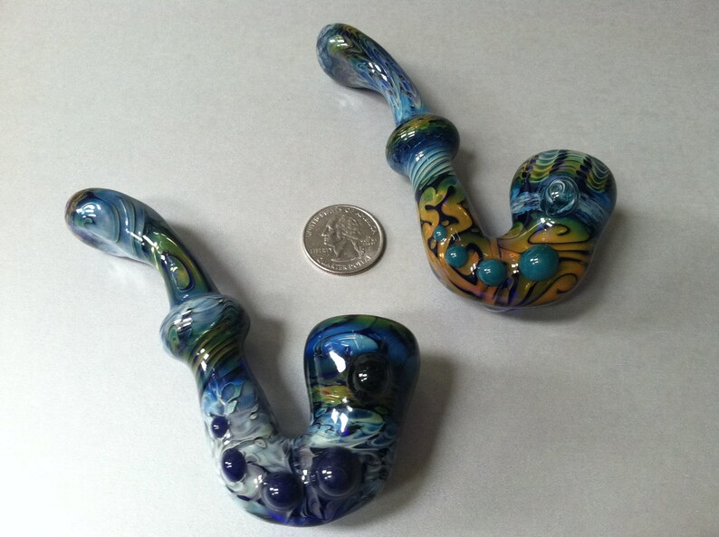 Glass Pipe Sherlock Pipes Small Fume Sherlock Glass | Etsy