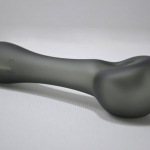 Glass Pipe, Kitty Cat Spoon Pipe, Spoon Pipe, Sand Etched Spoon Pipe ...