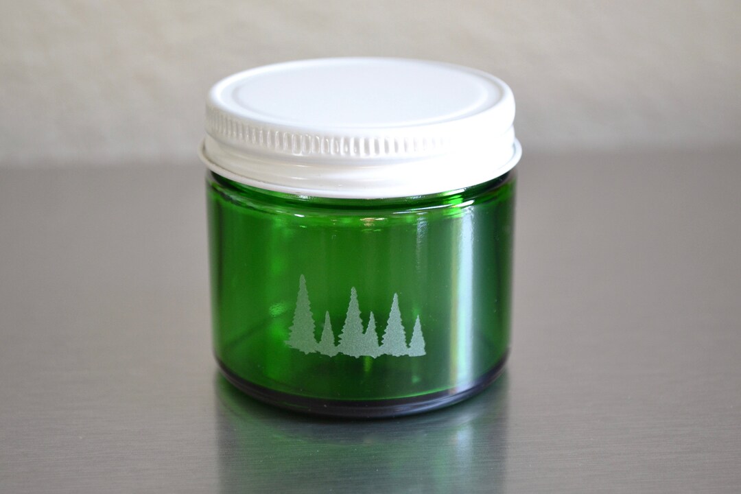 Glass Jars, Little Glass Jar, Small Glass Jar, Green Jar, Small Jar ...