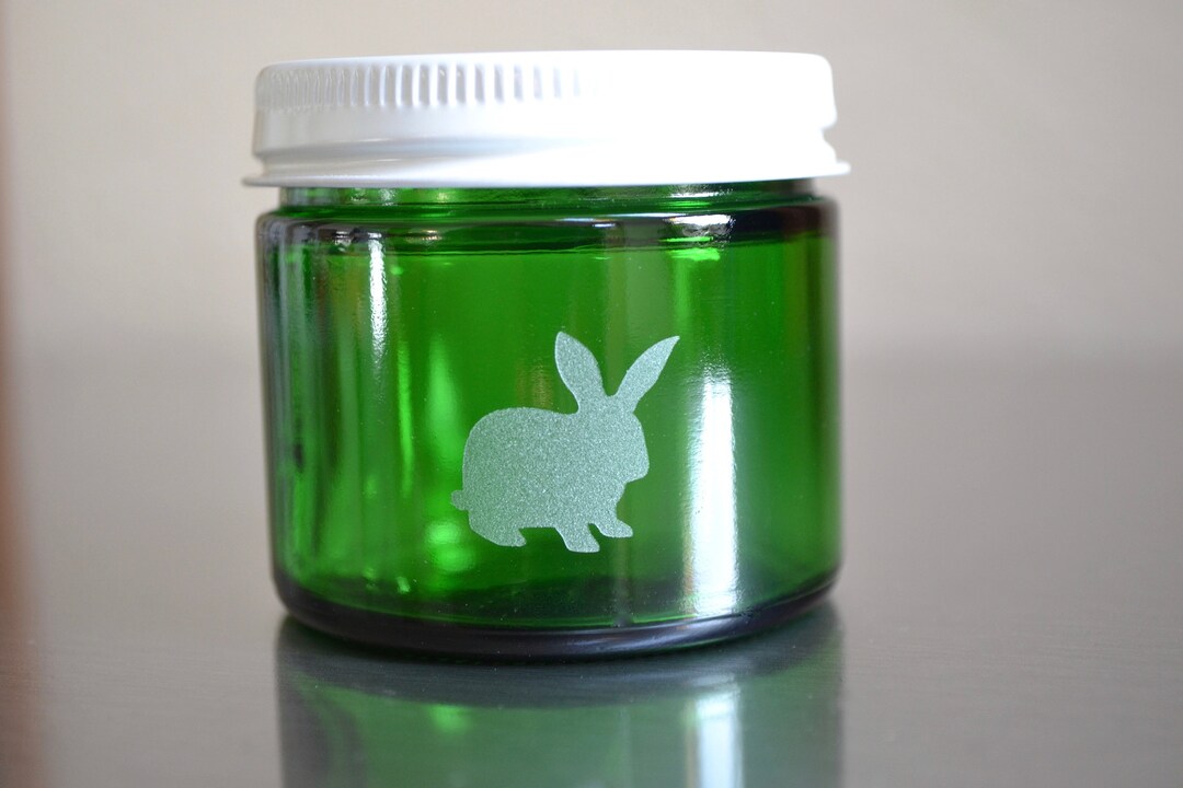 Glass Jars, Little Glass Jar, Small Glass Jar, Green Jar, Small Jar ...