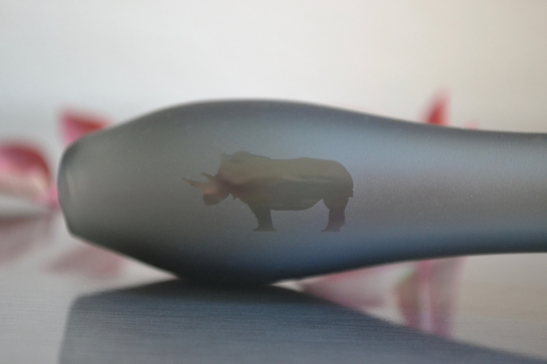 Glass Pipe, Glass Pipes, Glass Rhino Pipe, Pipes, Grey Glass Pipe, Grey ...