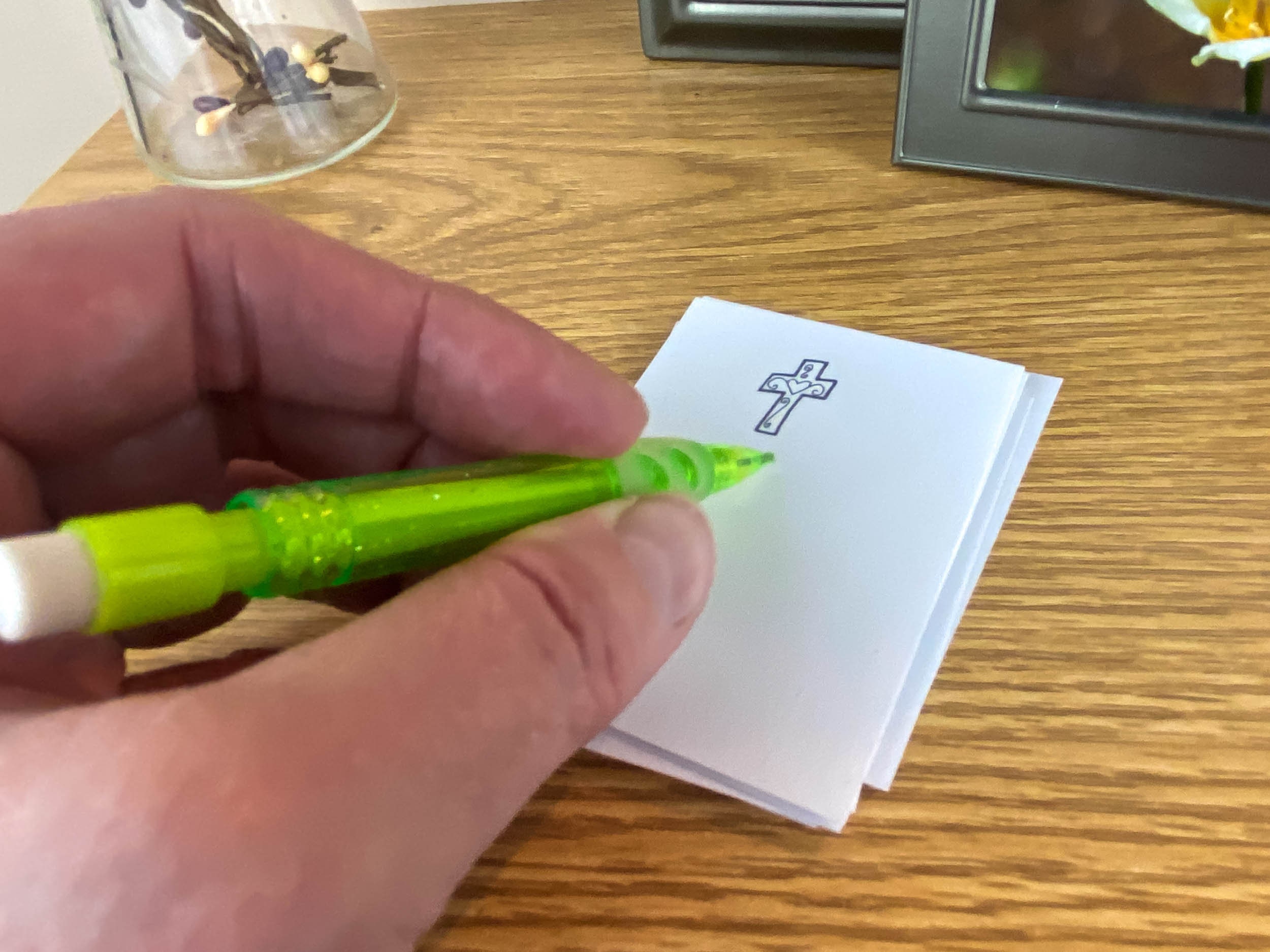 God Box Prayer Box Wooden Die Cut faith on Red Oak-colored Stained Box ...