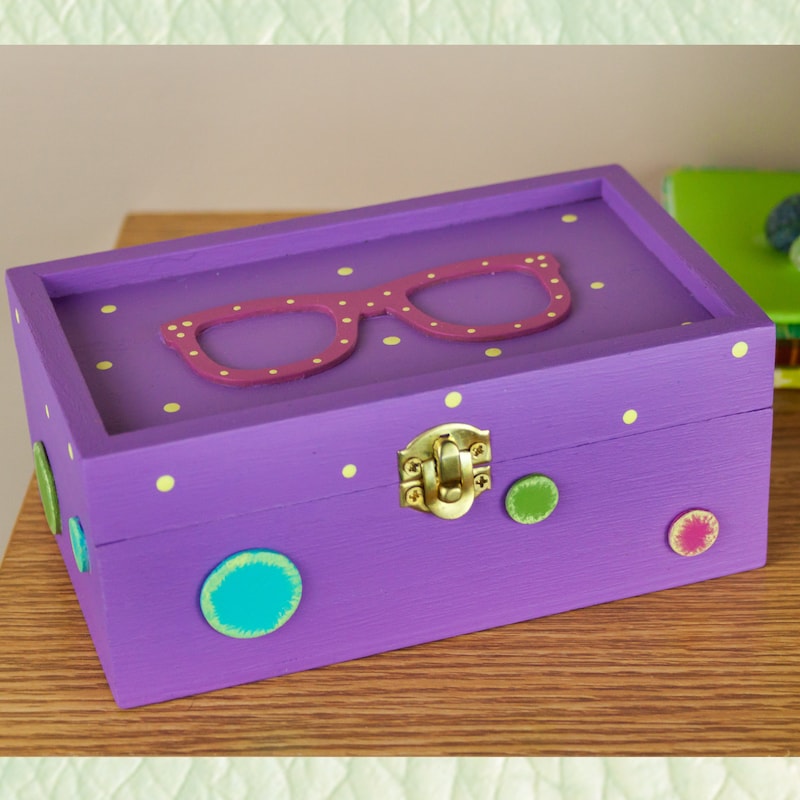 Eyeglass Storage Boxes Etsy
