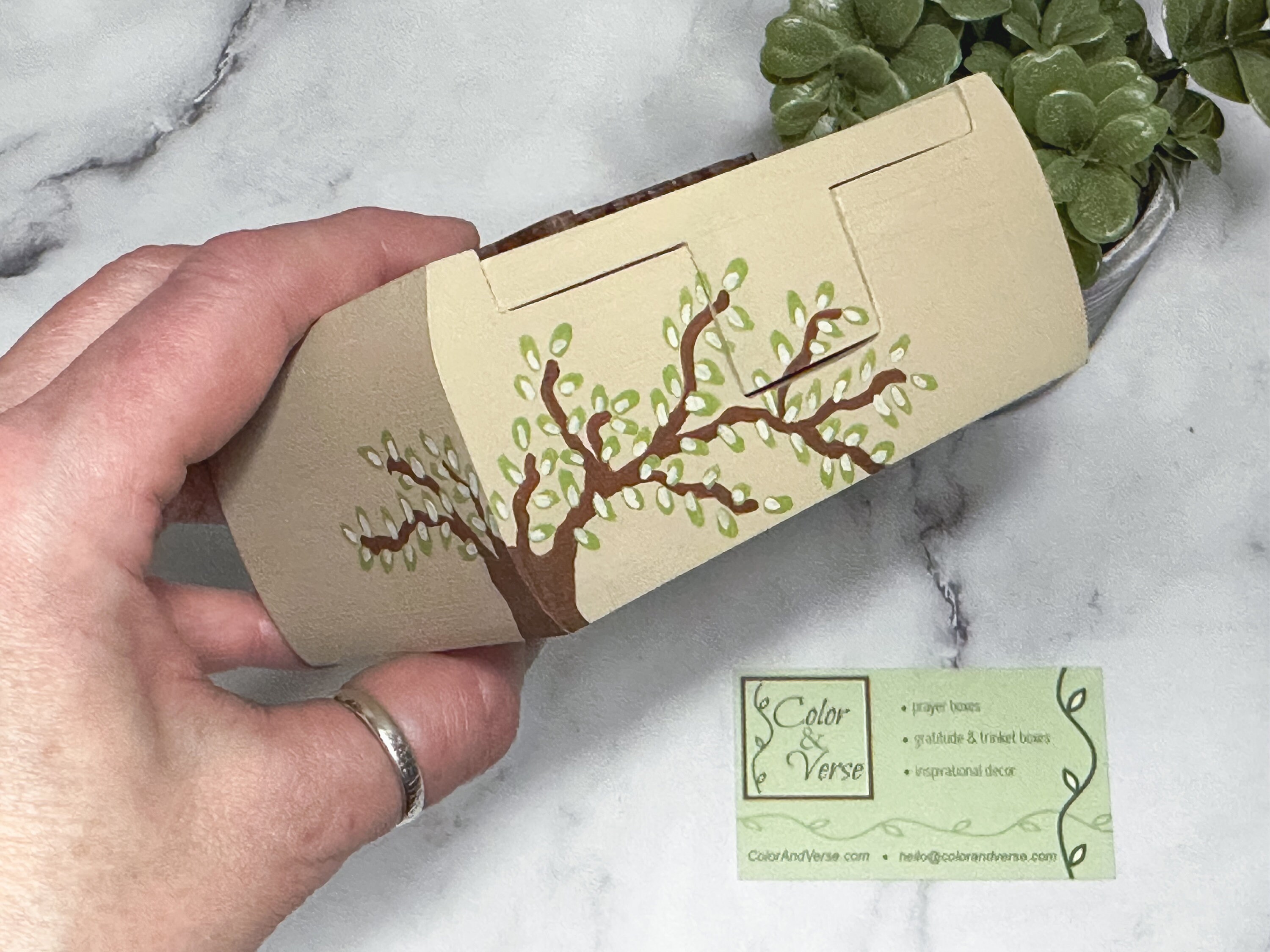 God Box Prayer Box Small Painted Box With Wooden Die Cut faith on Top ...