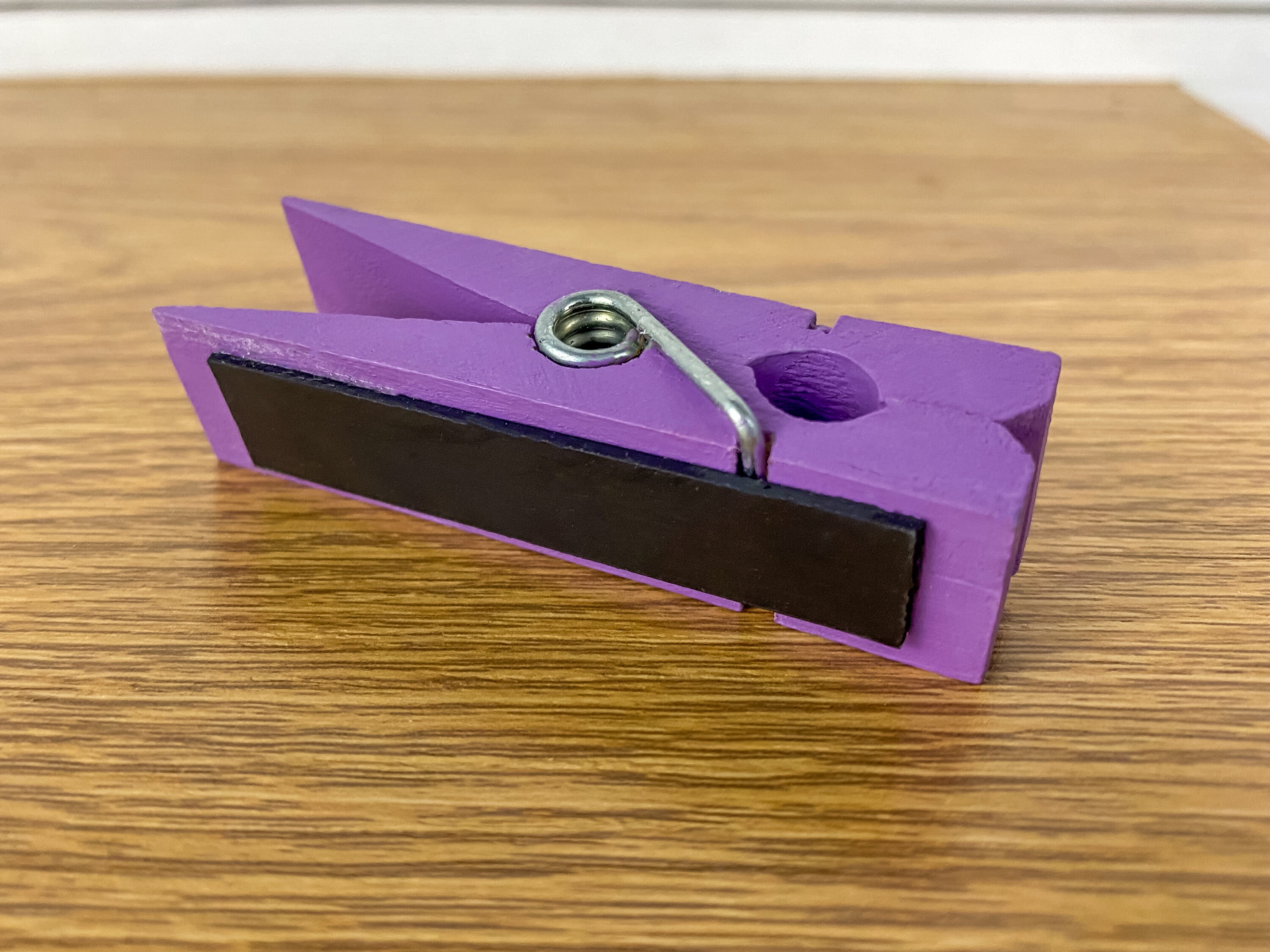 Imán de pinza de ropa púrpura con botones coloridos imán de - Etsy España