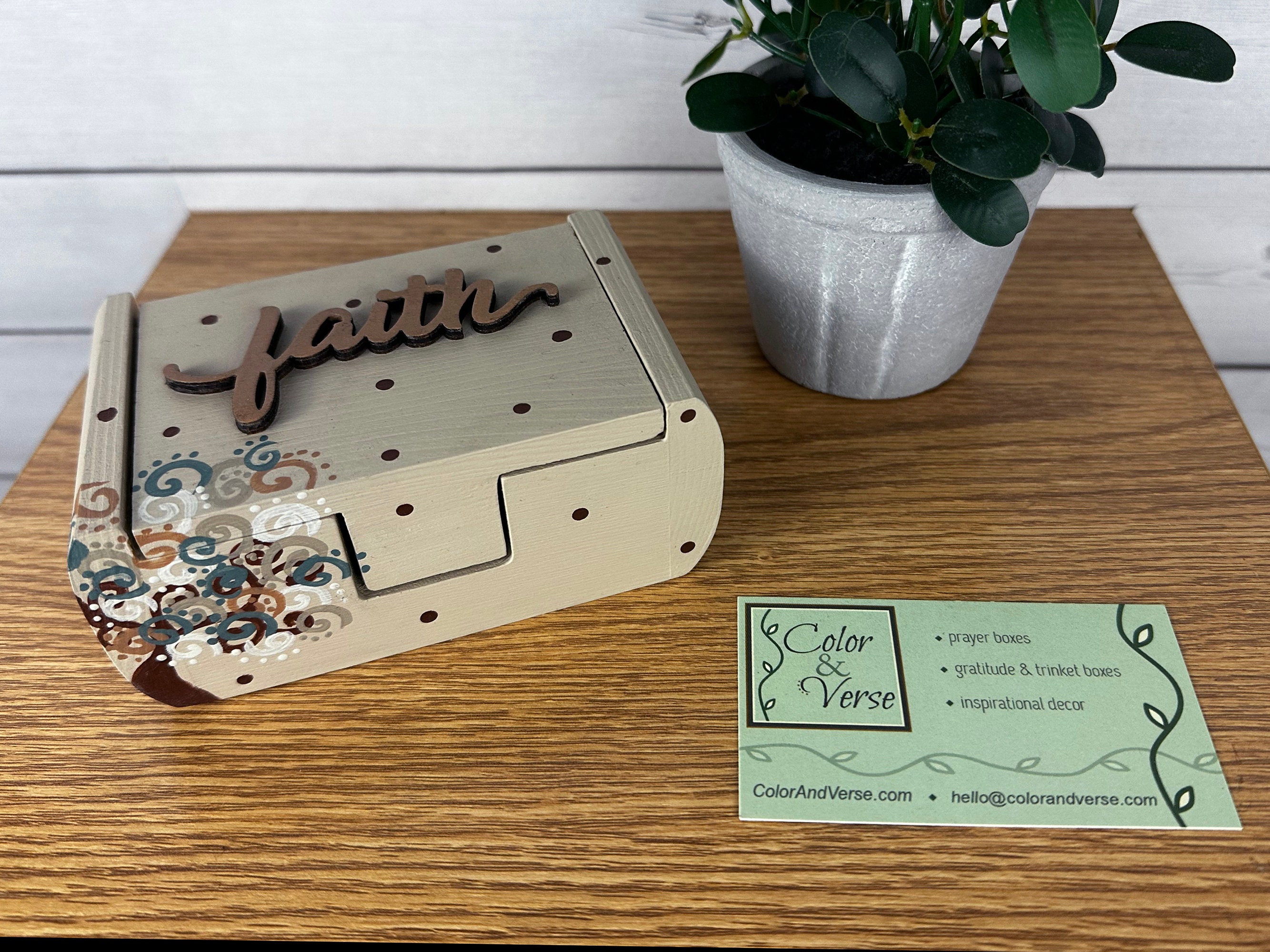 God Box Prayer Box Wooden Die Cut faith on - Etsy