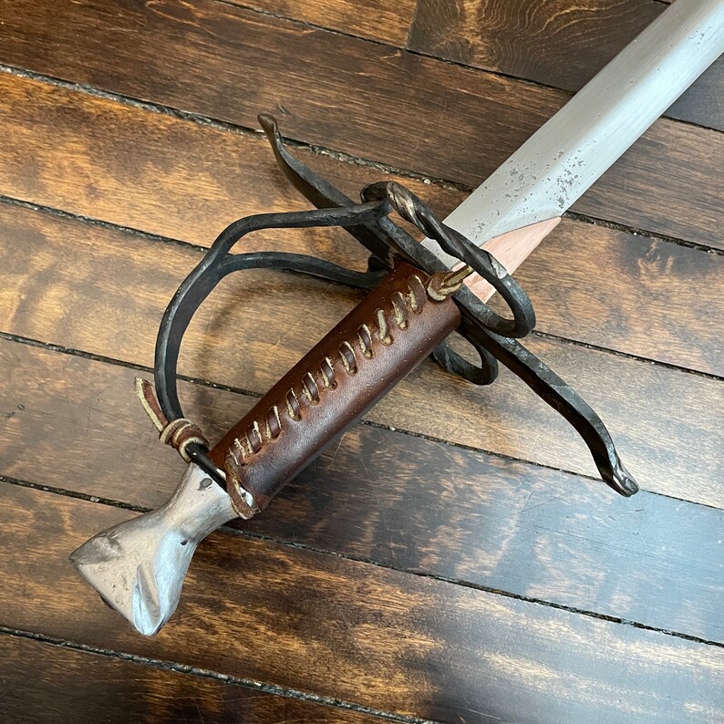 Hand Forged Broad-bladed Rapier Sword - Etsy