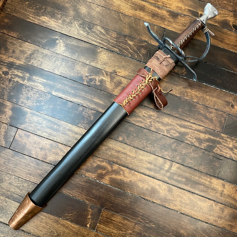 Hand Forged Broad-bladed Rapier Sword - Etsy