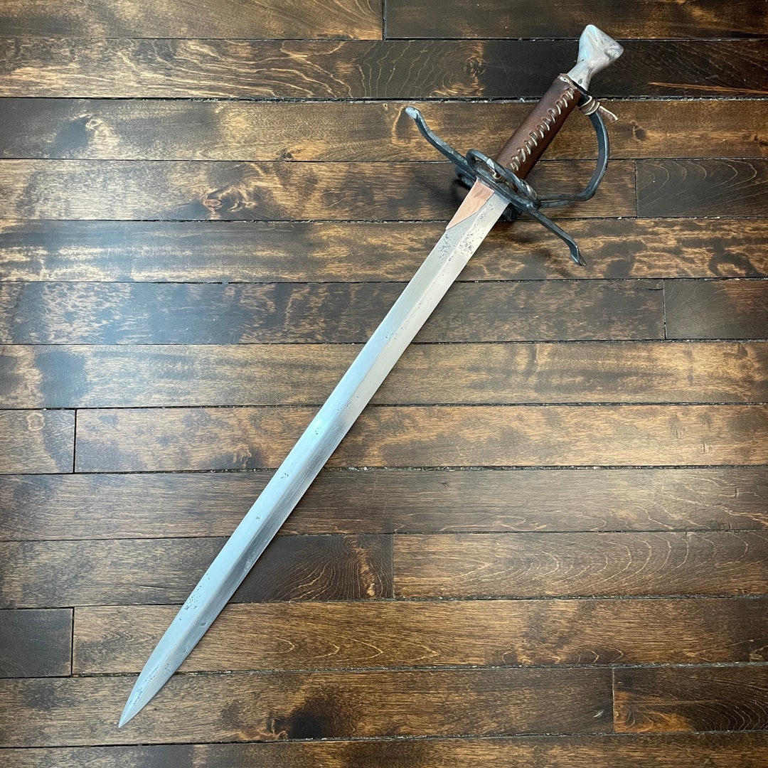 Hand Forged Broad-bladed Rapier Sword - Etsy