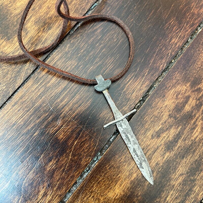 Hand Forged Necklace - Etsy