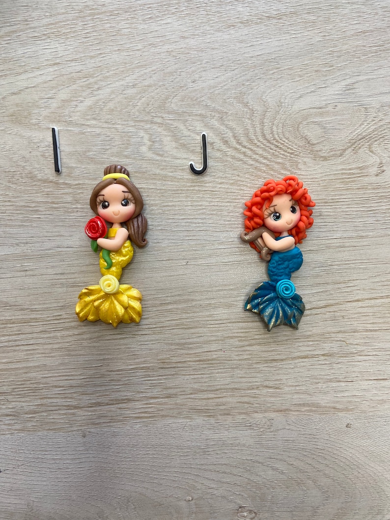 CLAYS MERMAID PRINCESS Clay Clay Centers Clays Bow - Etsy