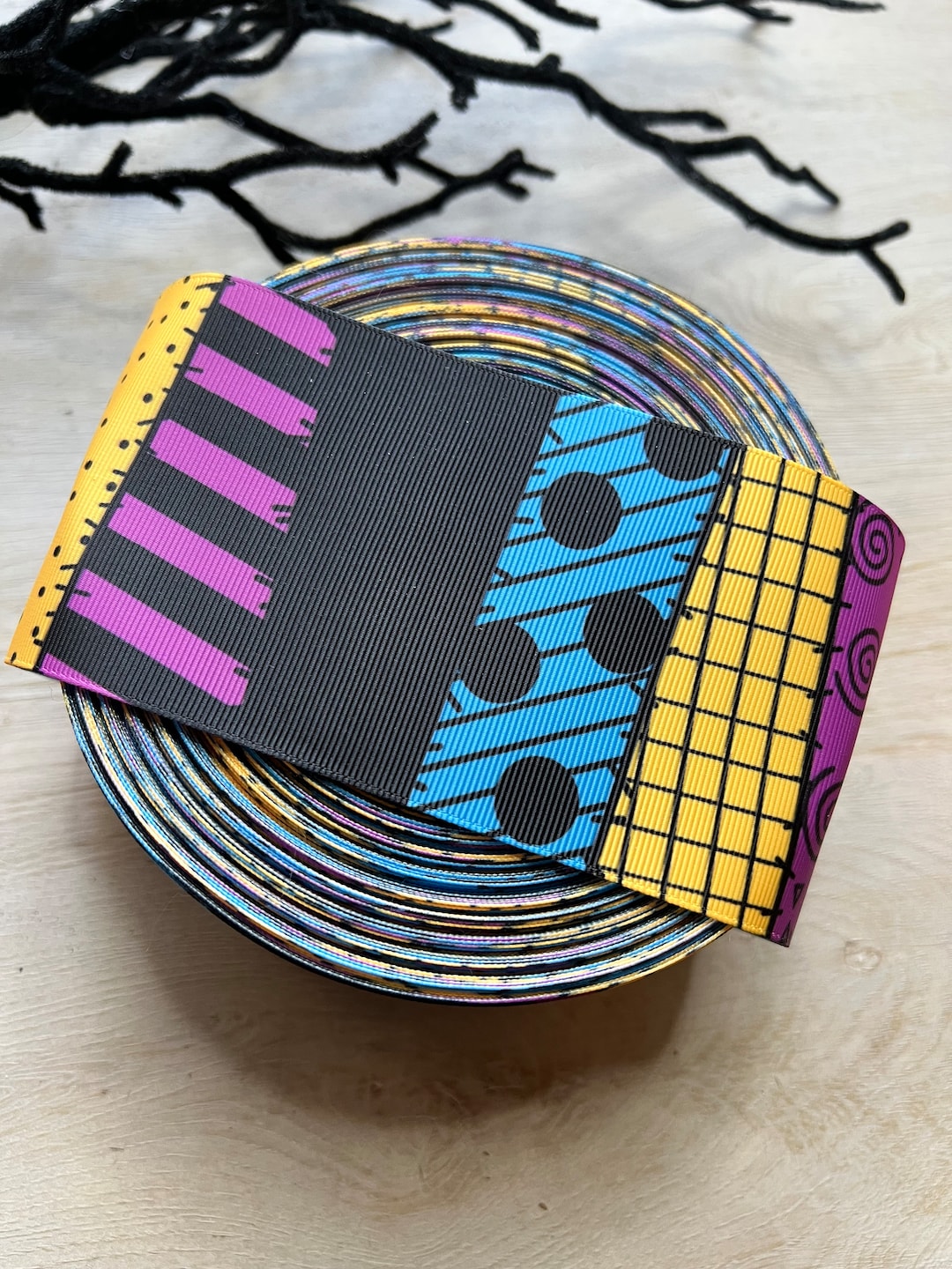 3" Halloween Gosgrain Ribbon, 3" Grosgrain Halloween Ribbon, 3 Inch ...