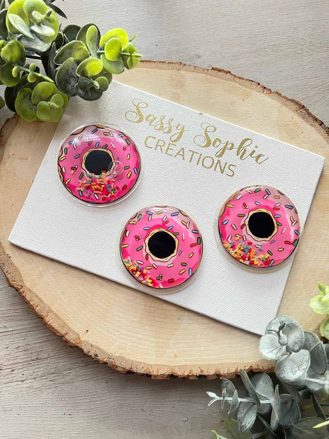 LIQUID DONUT SHAKER , Hair Bow Center, Embellishment, Cabochon, Donut ...