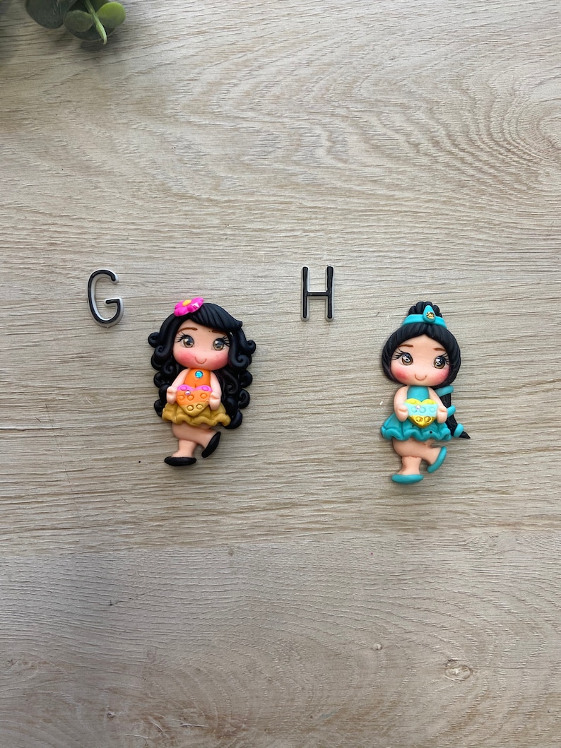 CLAYS: POP-IT Princess Clays Bow Centers Clay Dolls Clay | Etsy
