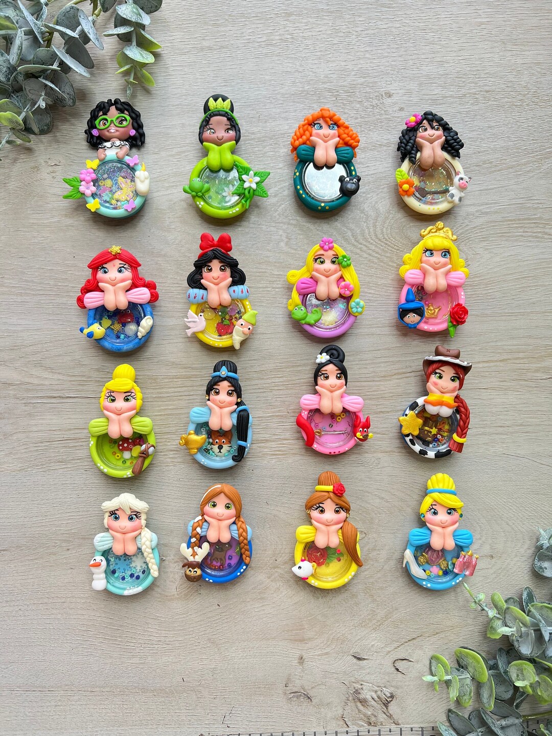 CLAYS: PRINCESS CLAY Shakers , Clays, Bow Centers, Clay Dolls, Shaker ...