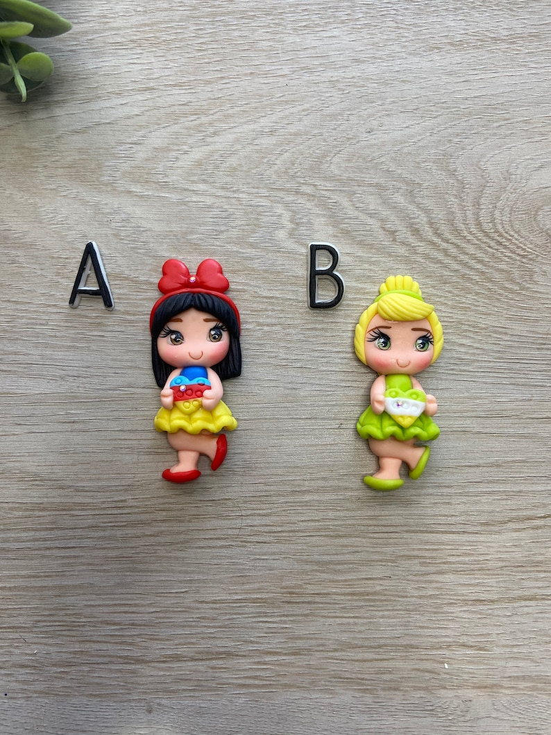 CLAYS: POP-IT Princess Clays Bow Centers Clay Dolls Clay | Etsy