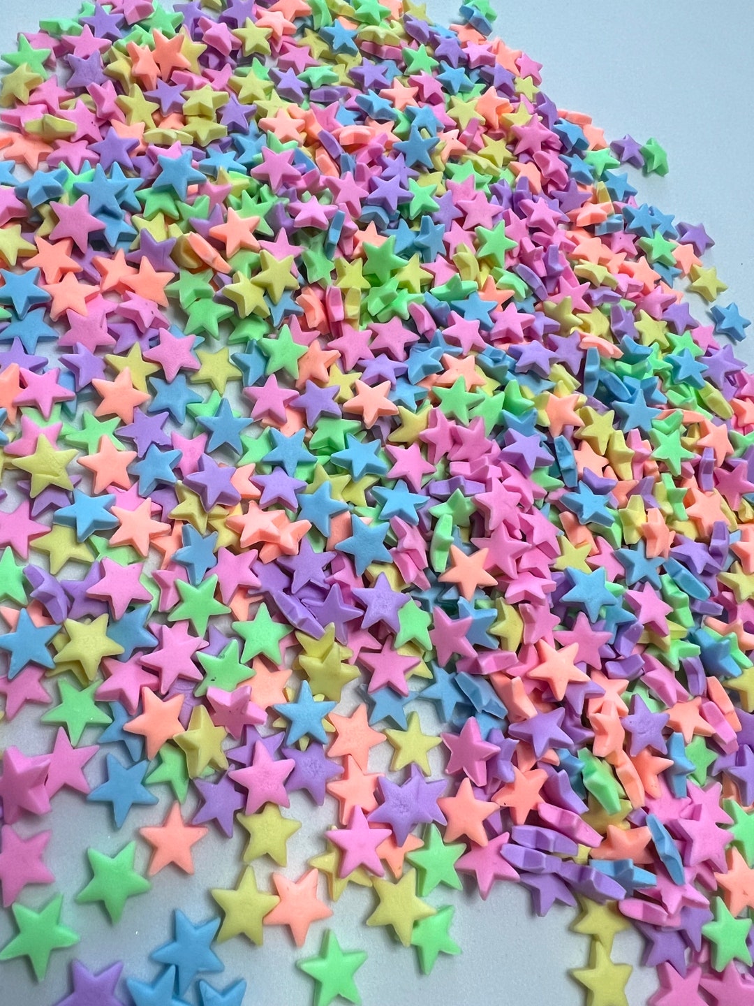 FAKE Star Sprinkle Mix - Star Fake Sprinkles - Fake Sprinkles - Clay ...