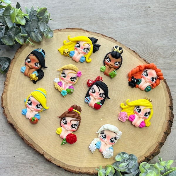 5/10/20pcs Resin Cartoon Girl Dog Rabbit Cabochon Scrapbook Kawaii DIY ...