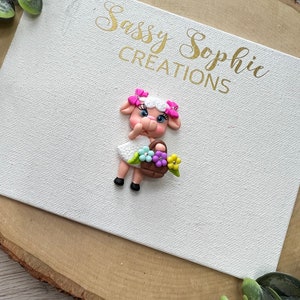 CLAYS; SPRING FARM Animal Cuties Clay Center, Clays, Bow Centers, Clays ...