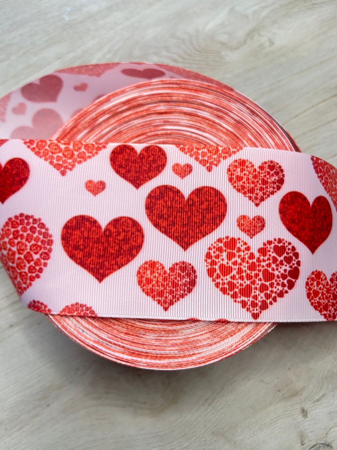 3" Valentine's Day Ribbon, 3" Grosgrain Ribbon, Valentine's Day ...