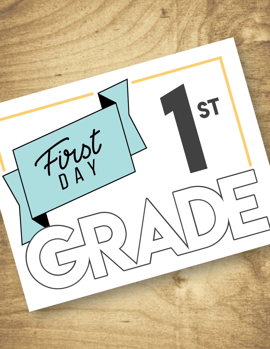 Grade Sign Printables - Etsy