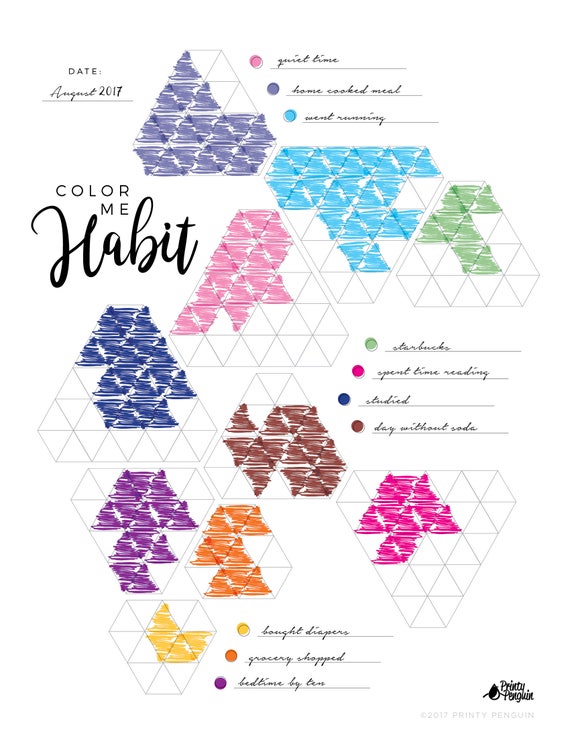 Color Me Habit Triangles - Etsy