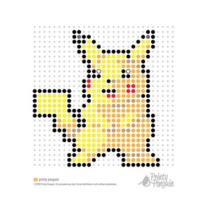 Pikachu TEMPLATE - Etsy