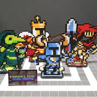Specter Knight (shovel Knight) Perler Bead - Etsy