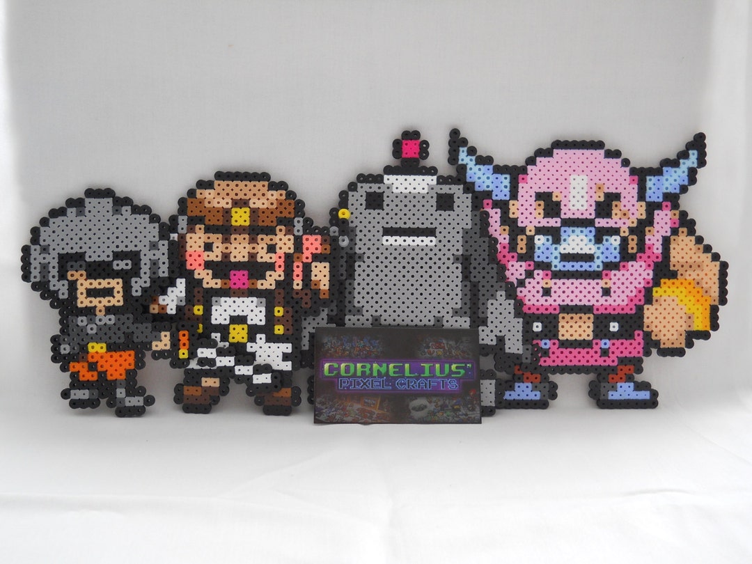 Mother 3 - Bad Guys Bead Sprites (masked Man, Fassad, Clayman, Big ...