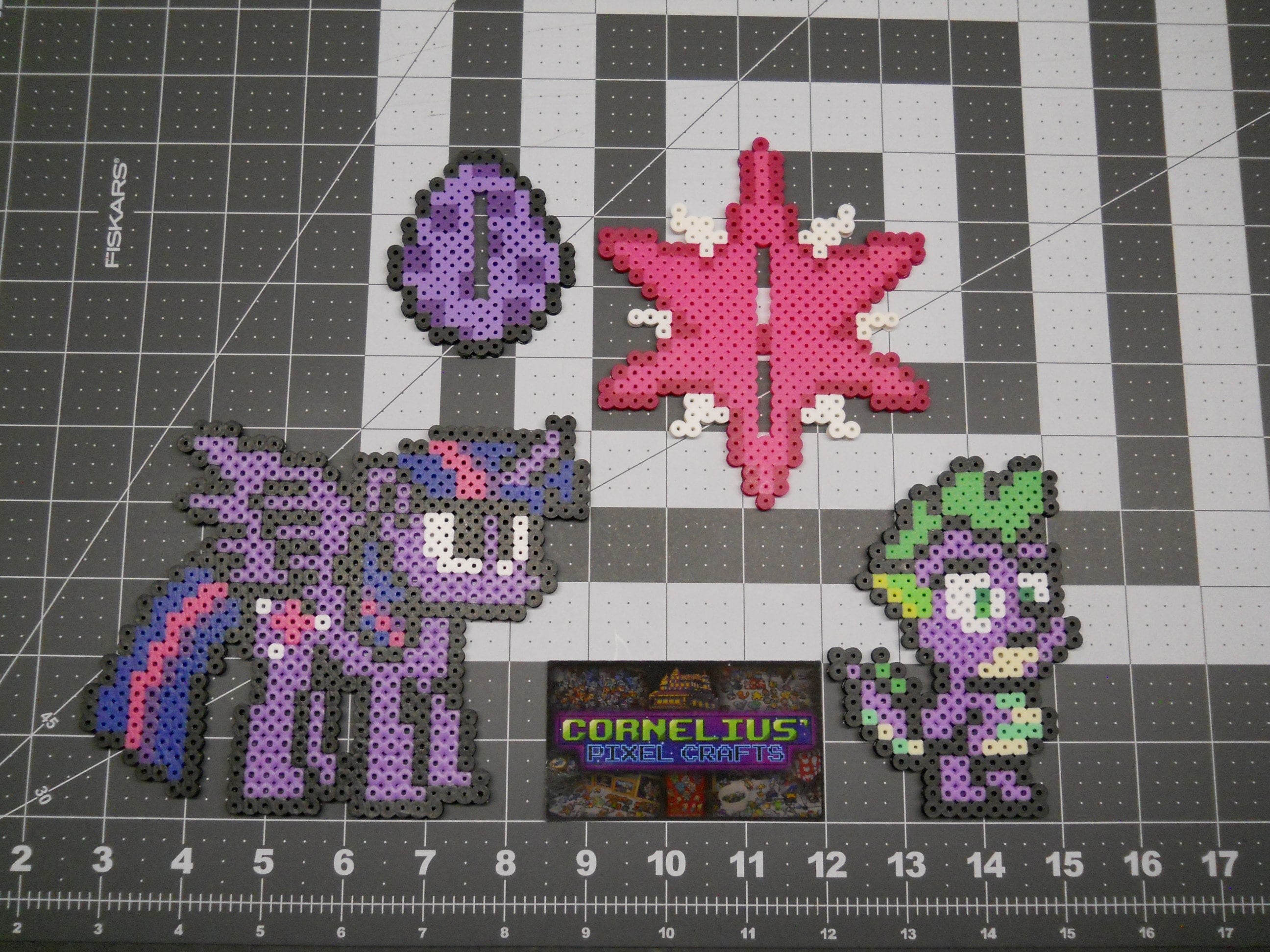 My Little Pony: Fim Mane Six and Spike Bead Sprites | Etsy