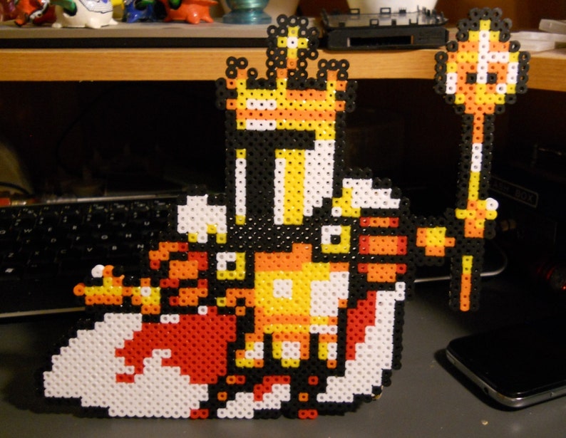 Shovel Knight King Knight Bead Sprite | Etsy