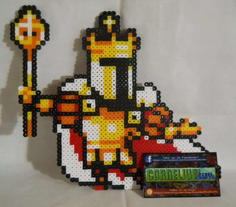 Shovel Knight King Knight Bead Sprite | Etsy