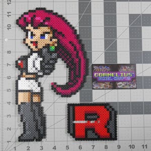 Pokemon Yellow - Team Rocket (jessie & James) Colorized Trainer Bead ...