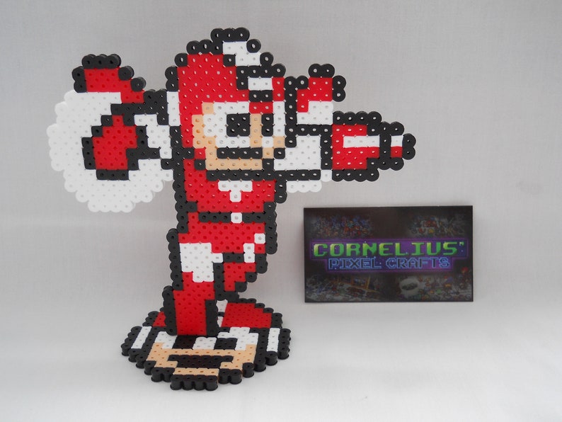 Mega Man NES Mega Man Bead Sprite - Etsy