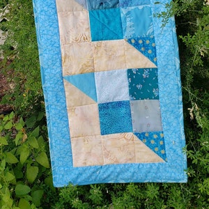 Half and Half Nine-patch Tablerunner Pattern - Etsy