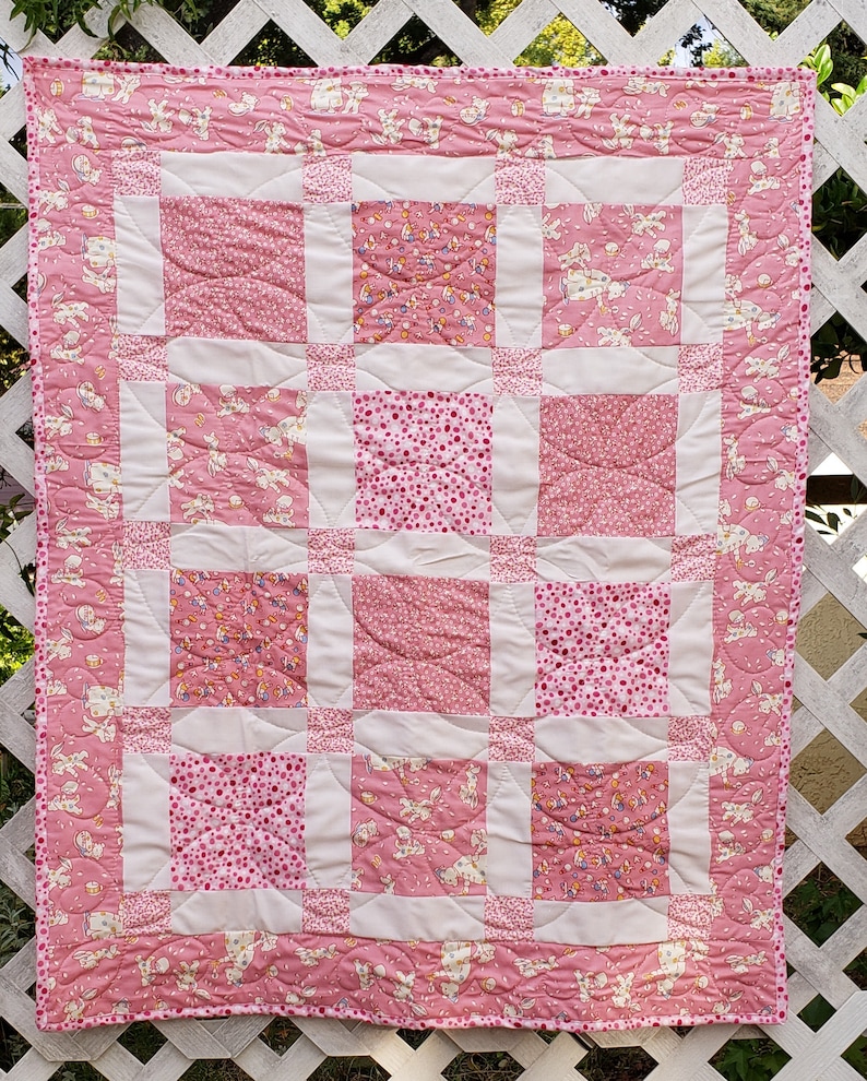 Lattice and Cornerstone Baby Quilt Pattern - Etsy