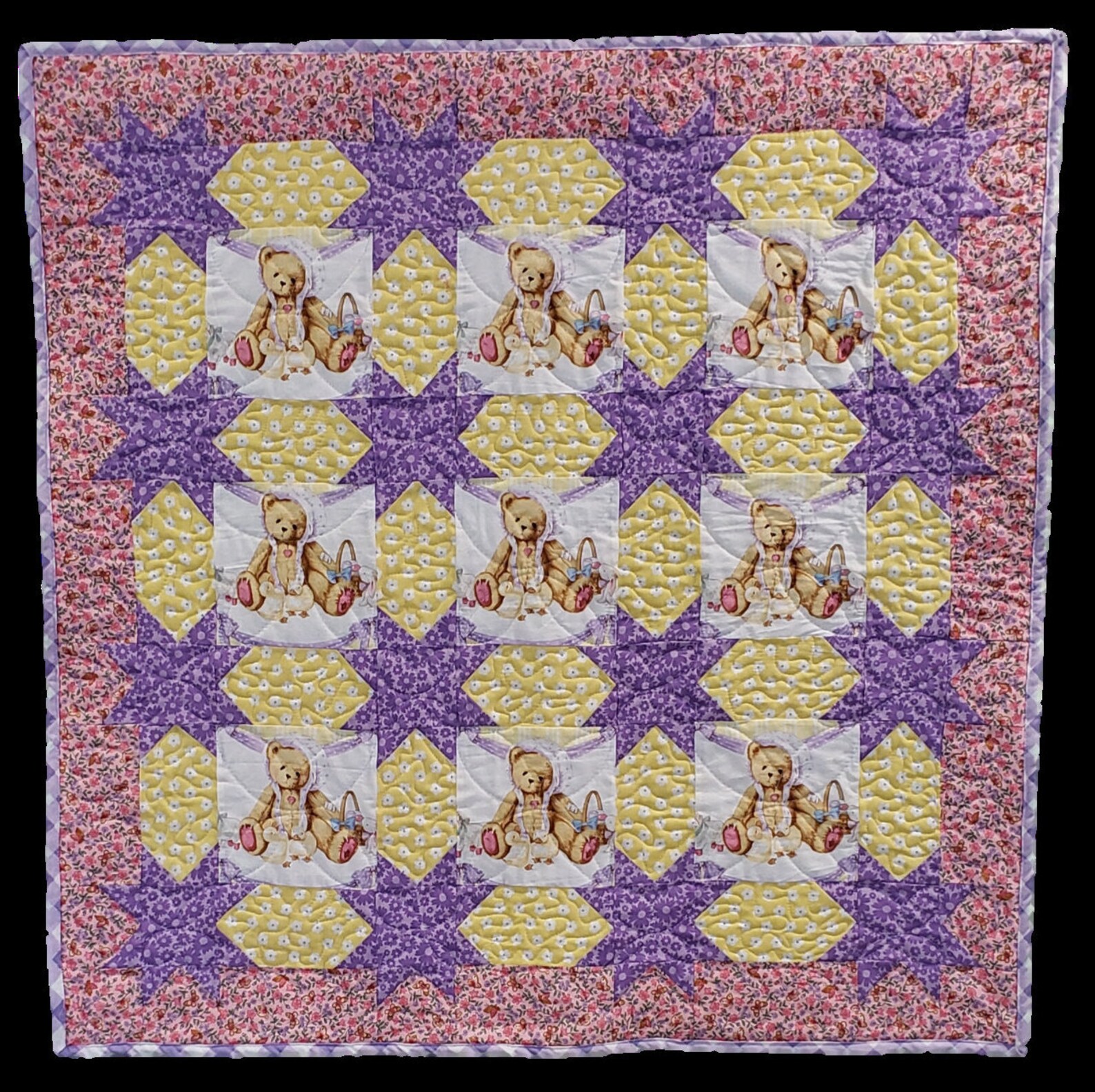 Star Lattice Baby Quilt Pattern - Etsy