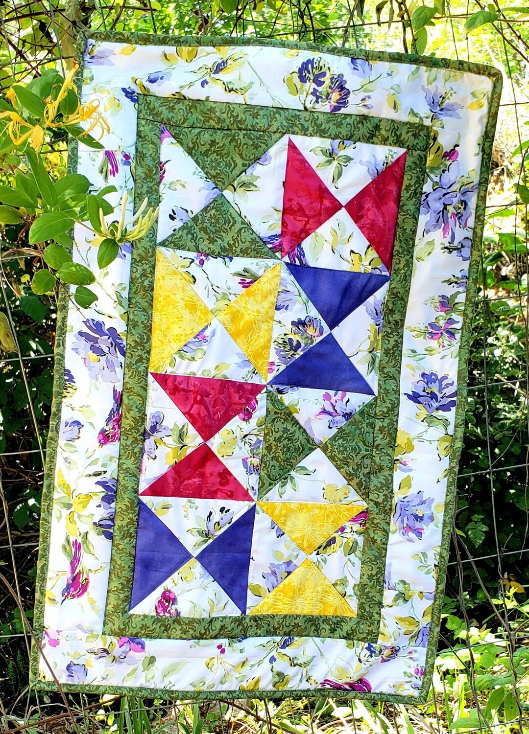 Hourglass Table Runner Pattern - Etsy