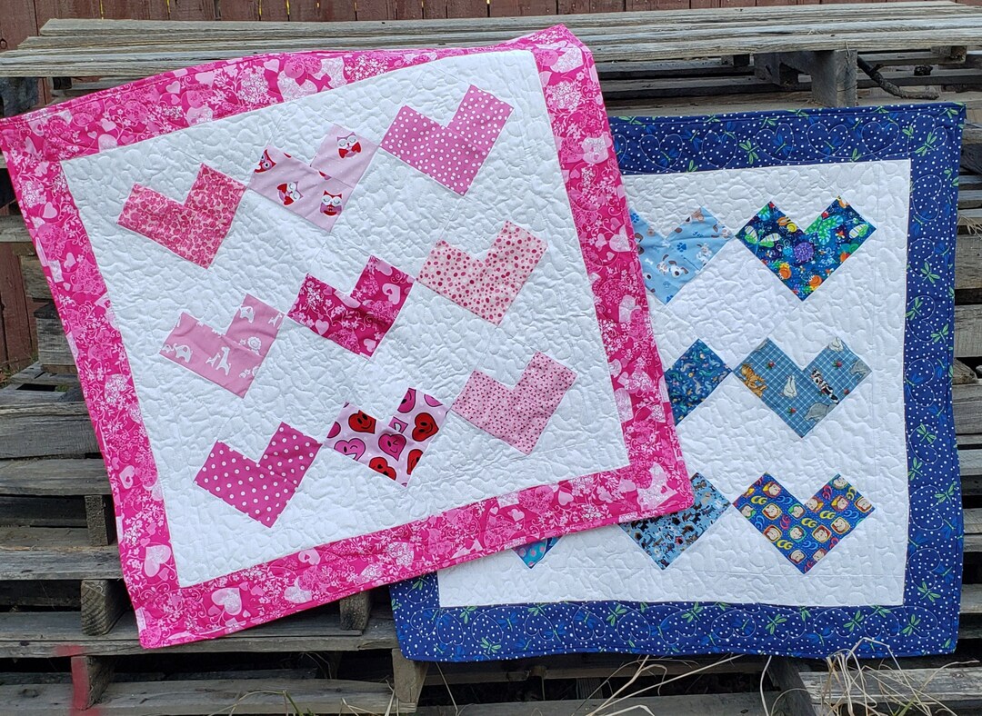 Sweet Hearts Baby Quilt Pattern - Etsy